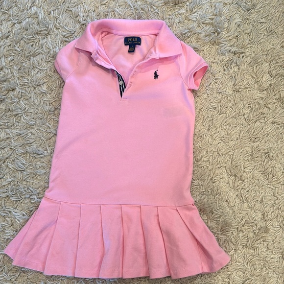 Polo Ralph Lauren | Dresses | Adorable Girls Pink Polo Dress | Poshmark